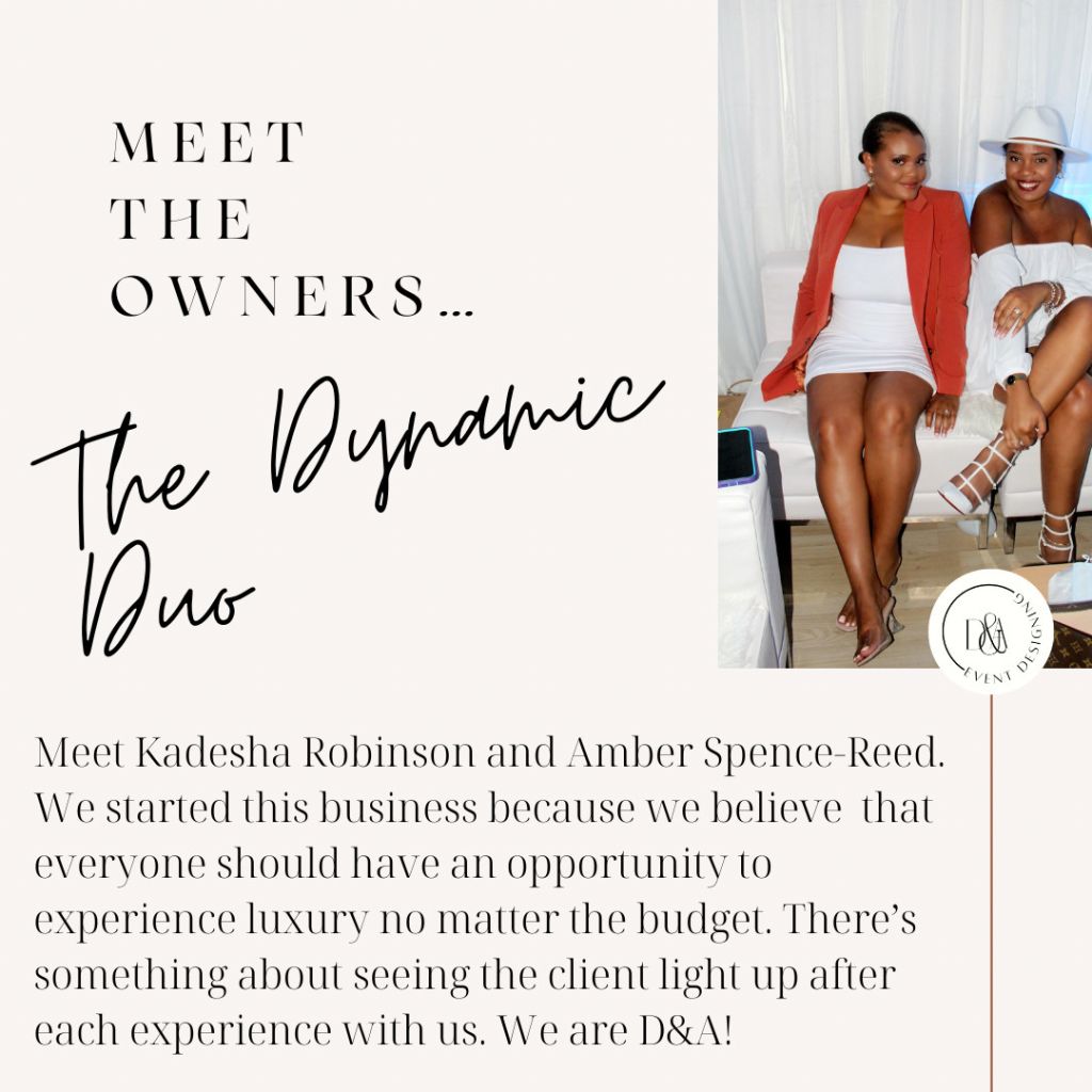 Meet Amber Spence-Reed Kadesha Robinson | Event Designers - SHOUTOUT ...