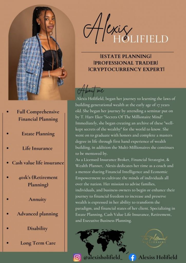 Meet Alexis Holifield | Wealth Strategist | Certified Cryptocurrency ...